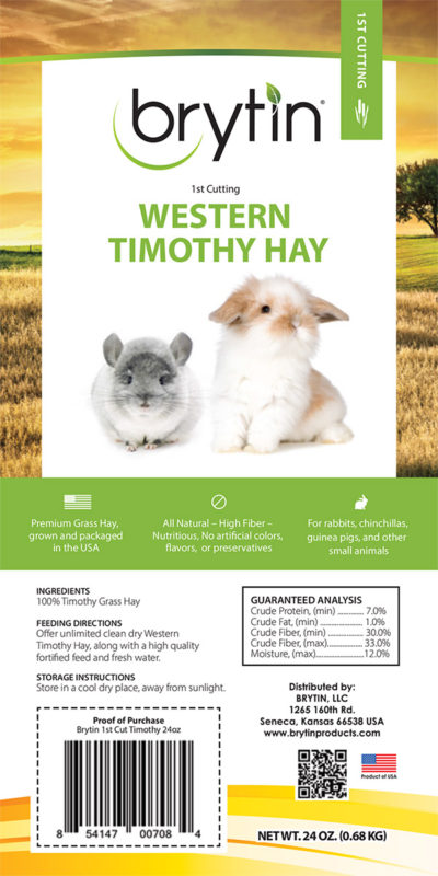 Brytin 1st Cutting Western Timothy Hay | BRYTIN